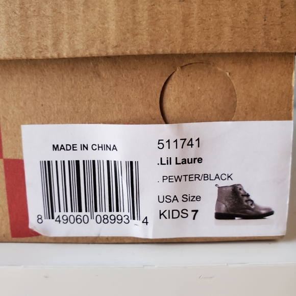 Sprox | Shoes | New Sprox Toddler Combat Boots Metallic Gun Metal ...